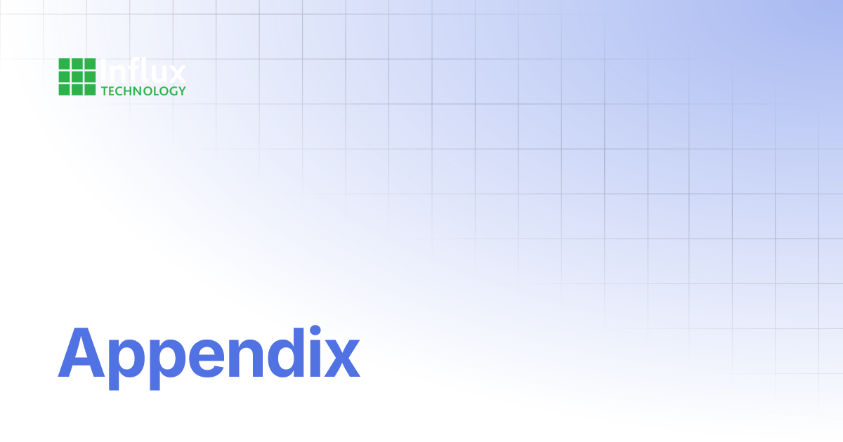 Appendix | K-Series: Product Manual