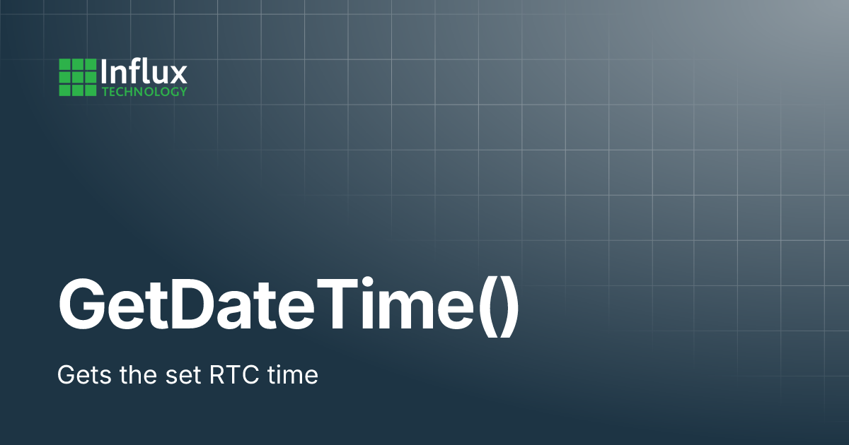 GetDateTime() | ReXgen- Open API Application GetDateTime() | ReXgen- Open API Application