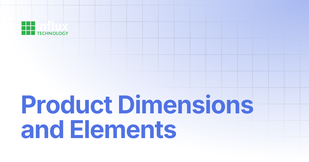 Product Dimensions and Elements | ReXgen Series: Product Manuals