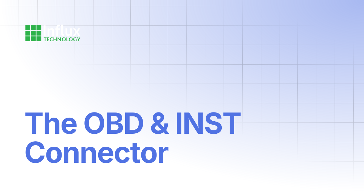 The OBD & INST Connector | Cables & Product Pinouts | Influx- Support ...