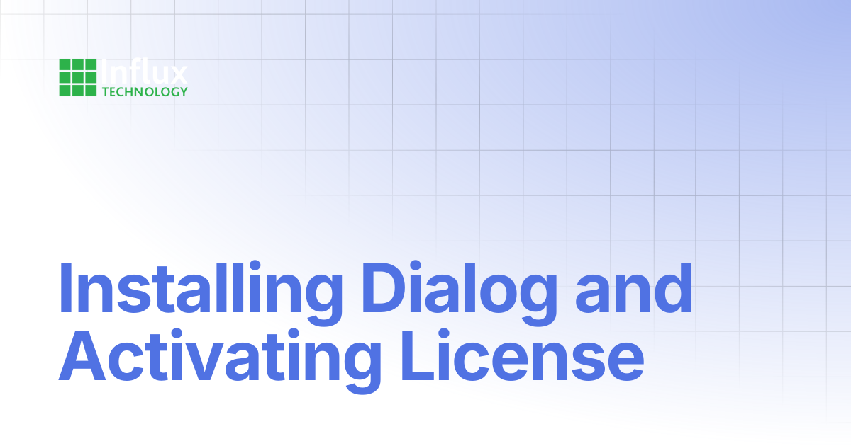 Installing Dialog and Activating License | Product Tutorial Videos ...