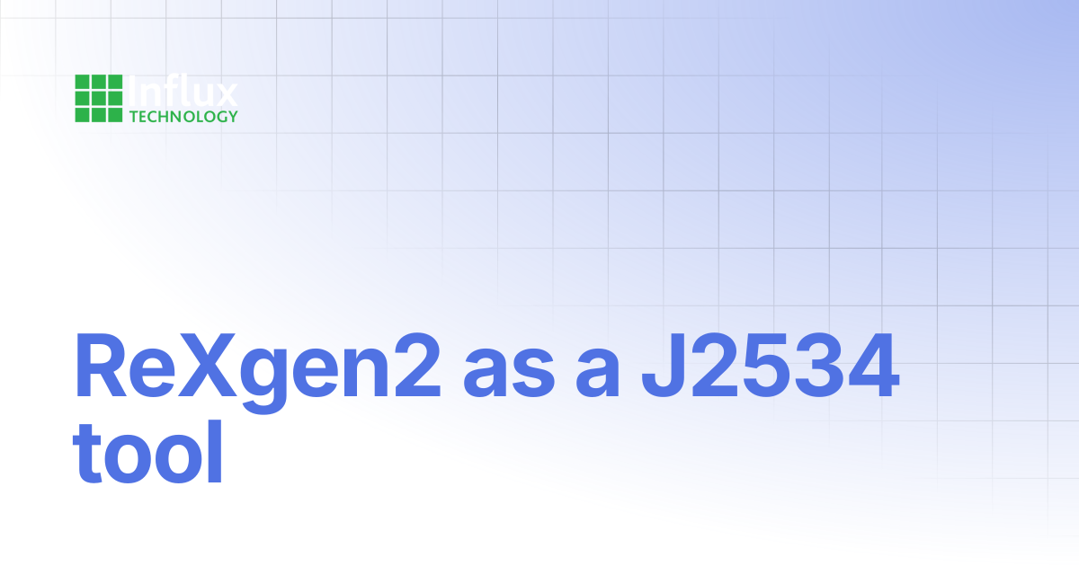 ReXgen2 as a J2534 tool | ReXgen Series: Product Manuals | Influx ...