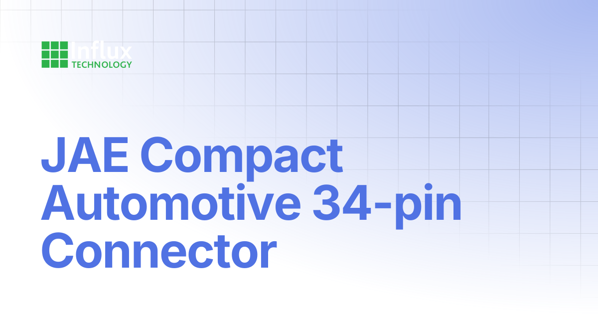 JAE Compact Automotive 34-pin Connector | ReXgen Series: Product ...