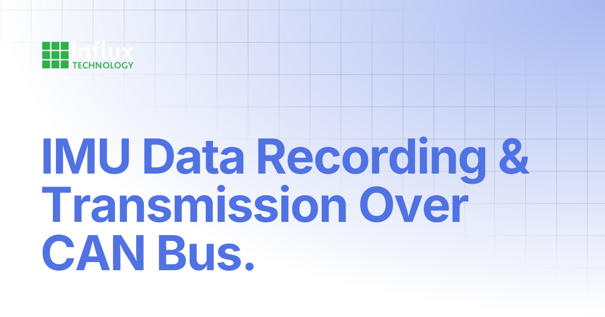 IMU Data Recording & Transmission Over CAN Bus. | Rexgen_XML_Examples ...